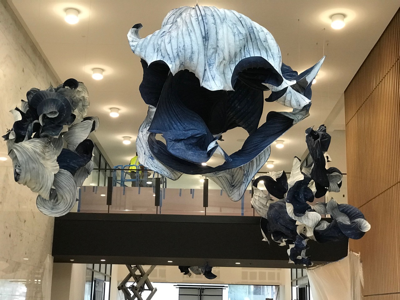 Installation in Cypress Waters Dallas – Gentenaar Torley Paper Artists